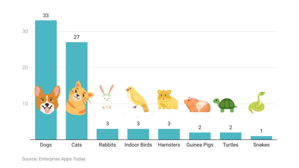 Pet Ownership Statistics 2024 By Types Of Pets and Breeds